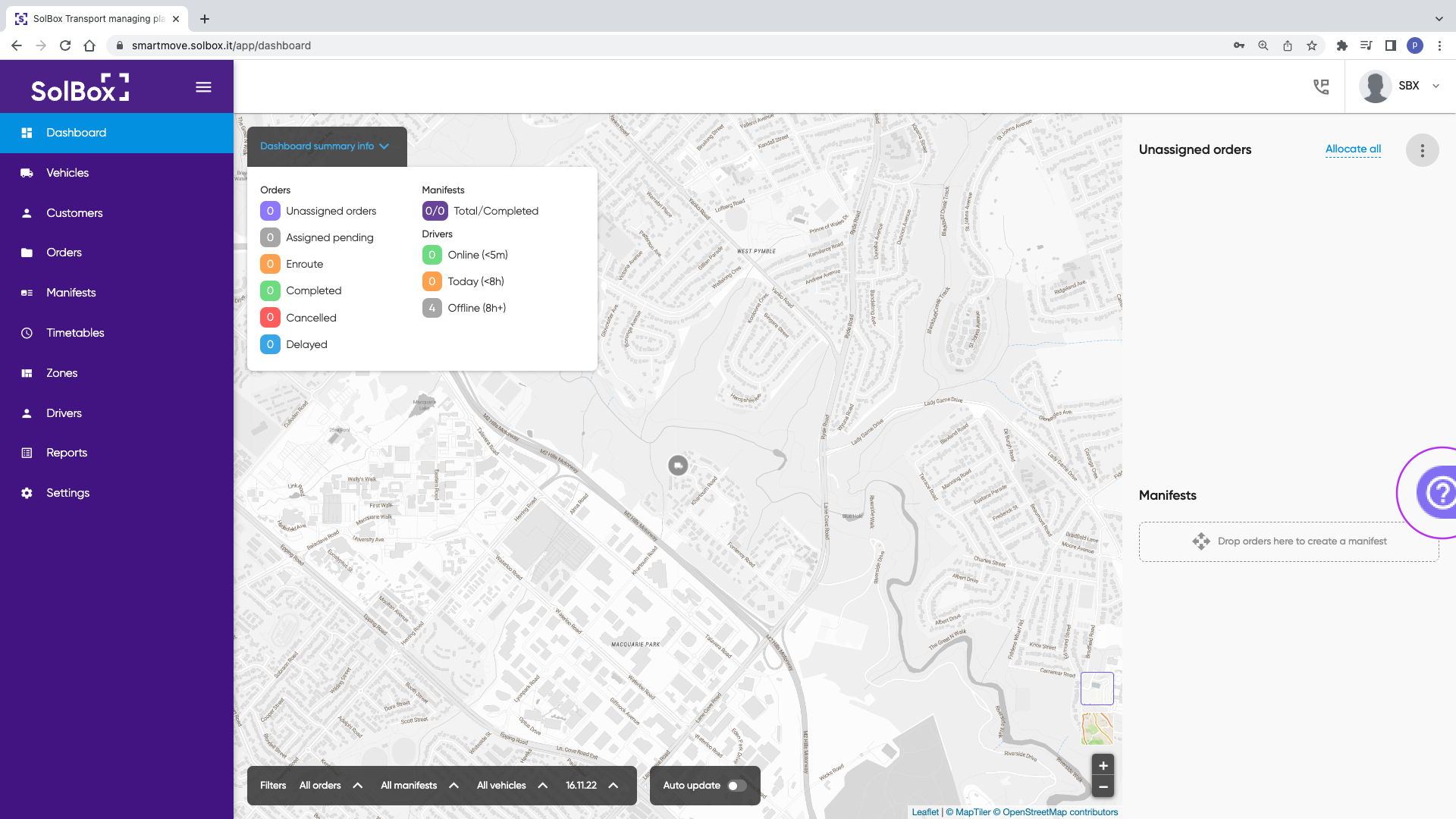 How to use the SolBox Dashboard